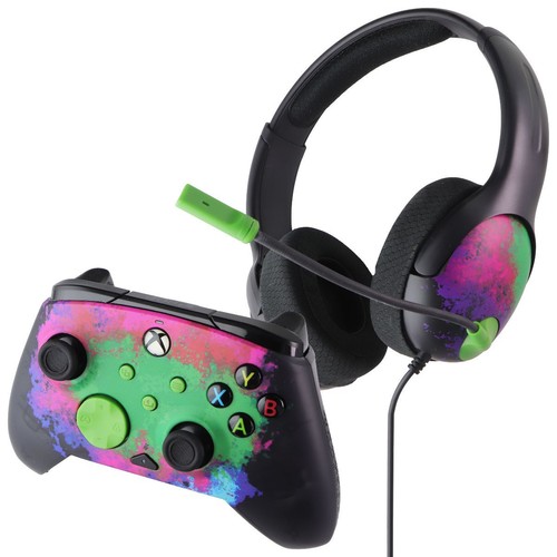 PDP Gaming Bundle Pack Wired Controller and Headset for Xbox / PC ...