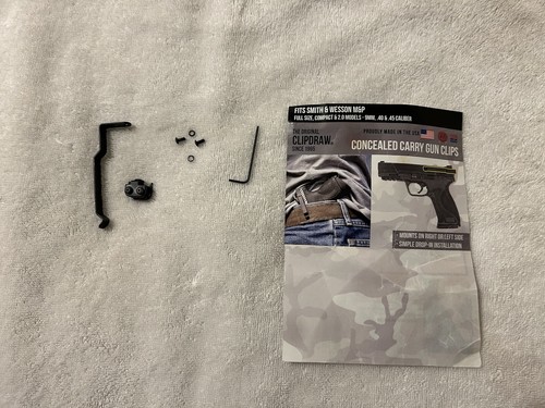 Clipdraw Belt Clip Holster for S&WFull Size M & P Model 9mm, .40 & .45 ...