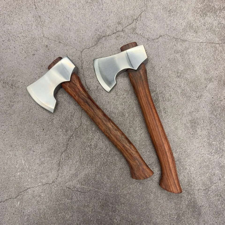 Mini Axe Outdoor Camping Hand Tools Wood Handle EDC Knife Portable ...