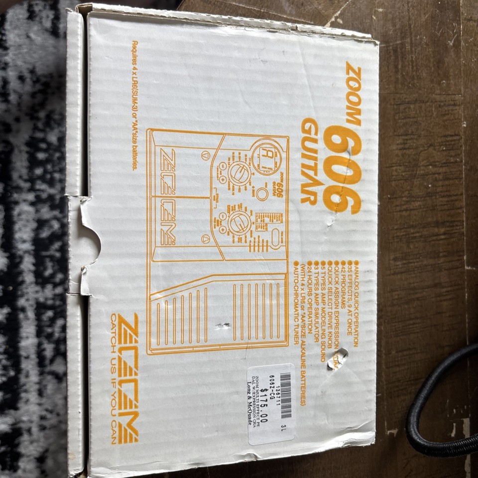 Zoom 606 Guitar Compact Multi-Series Effects Processor Pedal-New | eBay