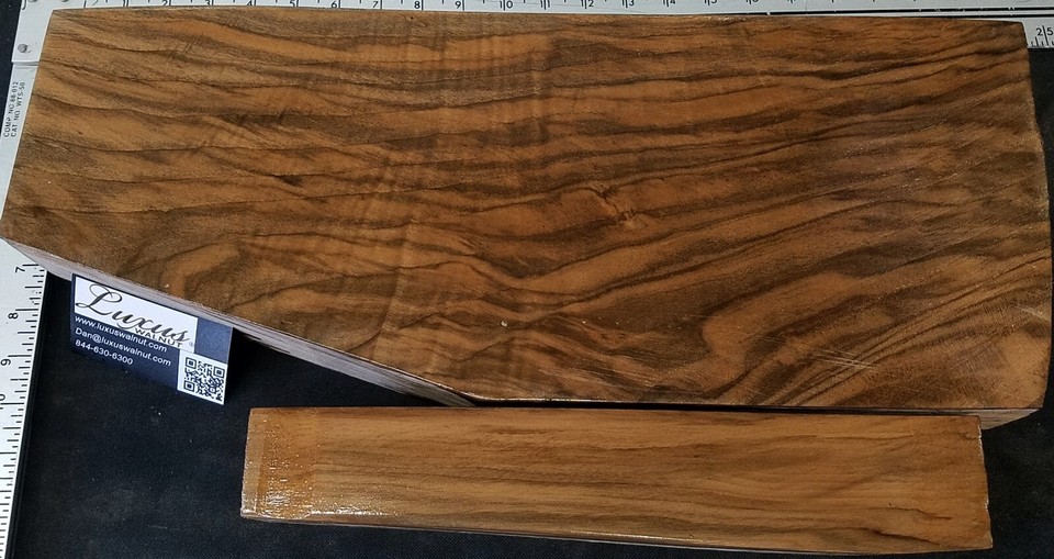 Turkish Walnut Shotgun/Double Rifle Blank Extra Fancy - Luxus Walnut #S ...