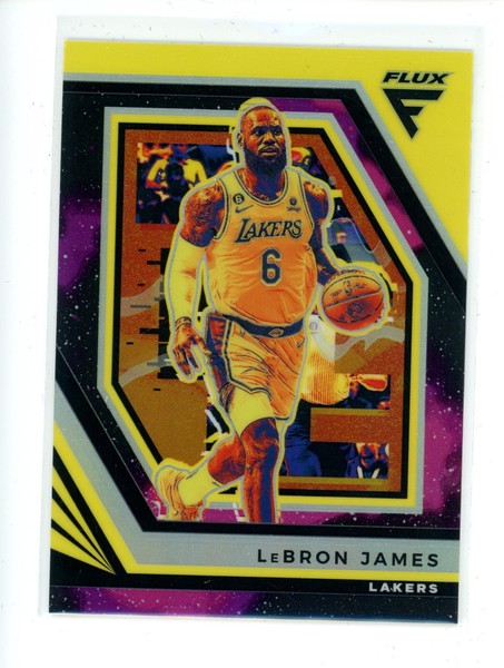 2022-23 Panini Flux - Supernova Prizm #101 LeBron James /75 for sale ...