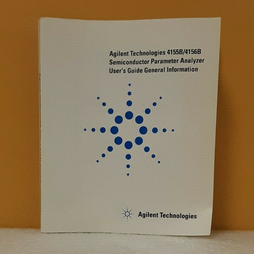 Agilent 04156-90103 4155B/4156B Semiconductor Parameter Analyzer Guide ...
