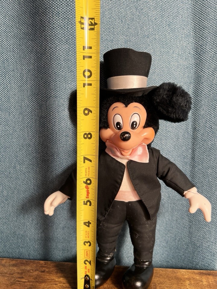 RARE! Mickey Mouse Applause 11" Doll - Walt Disney World Tuxedo Mickey ...