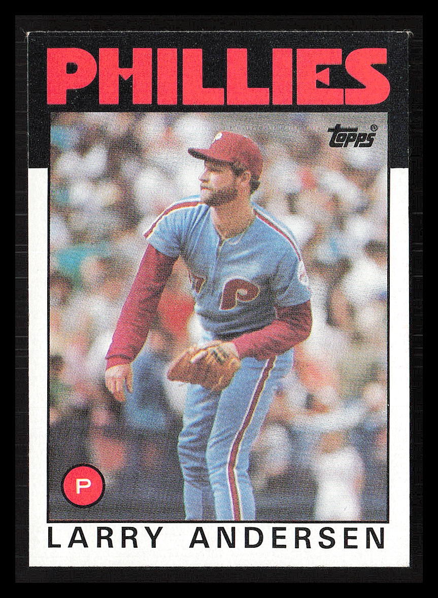 Larry Andersen 1986 Topps #183 Philadelphia Phillies | eBay