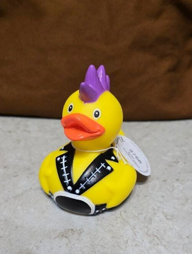 Purple Mohawk Punk Rocker Rubber Duck Large - Jeep Ducking - FAST US ...