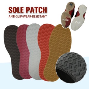 2PCS Rubber Shoes Full Sole Repair Patches Anti Slip Shoe Outsole ...