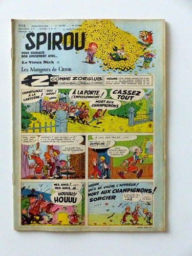 SPIROU 1112 1959 Vieux Nick Remacle Super Shillelagh Concours café ...