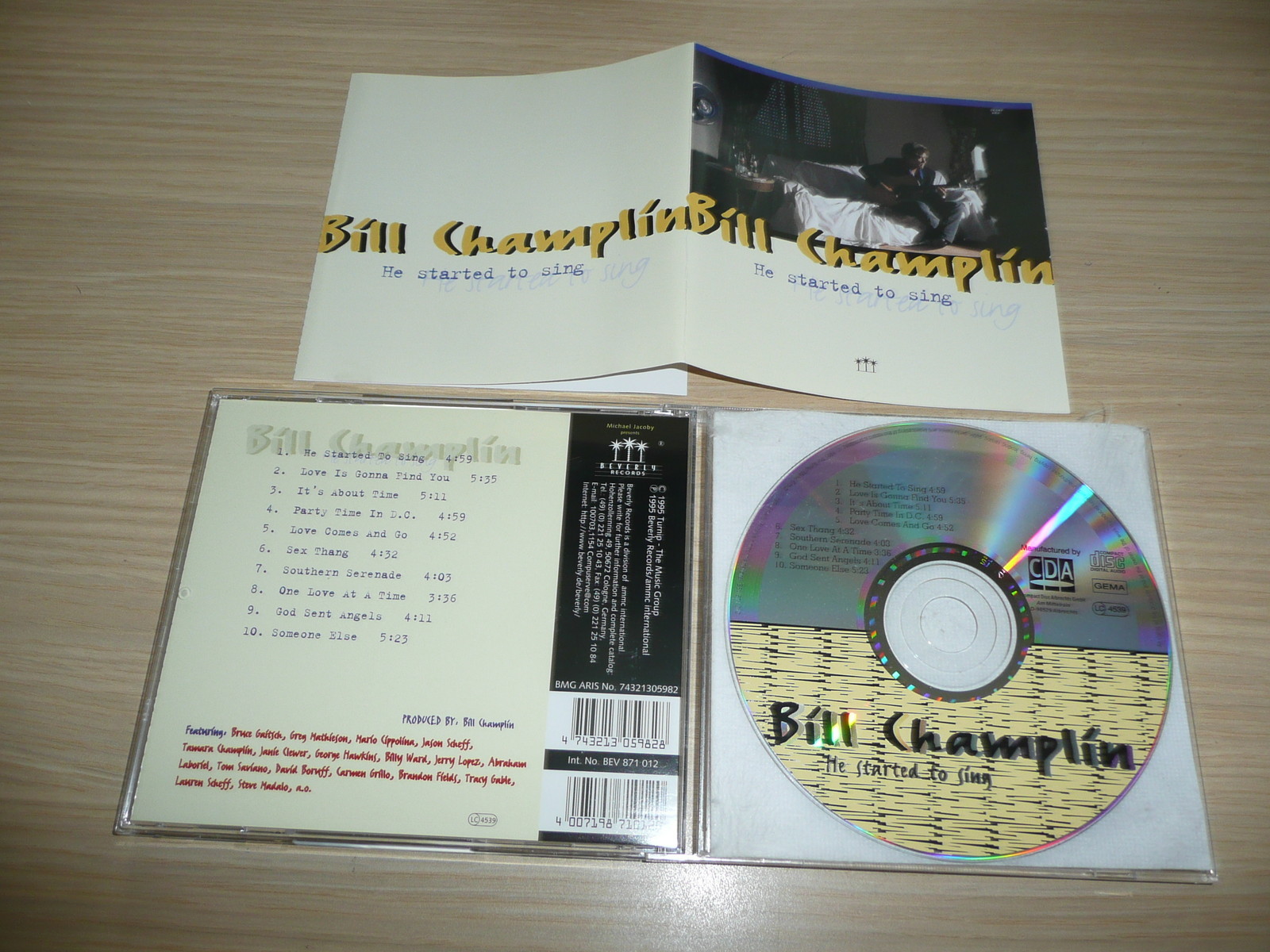 @ CD Bill Champlin - He Started To Sing AOR WESTCOAST BEVERLY RECORDS ...