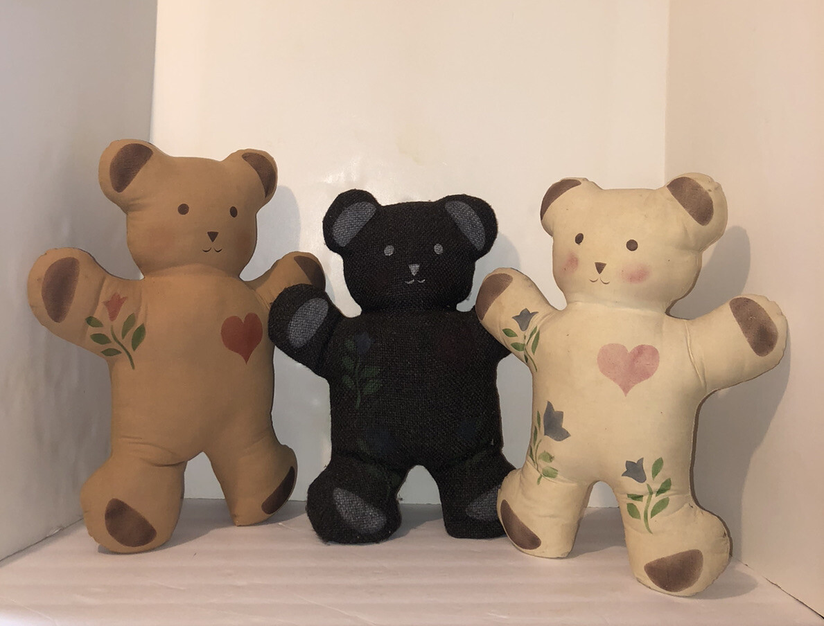 Burlap Teddy Bear Clip Art