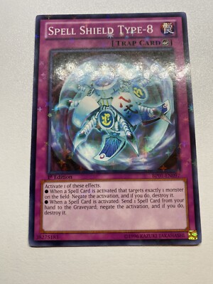 Yugioh Spell Shield Type-8 1st Edition Starfoil BP01-EN097 HP | eBay