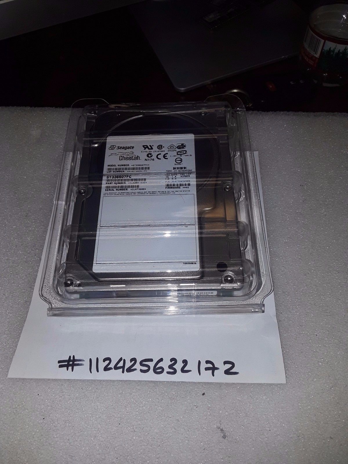 Seagate Cheetah 10K.6 36.7GB 10000RPM Fibre Channel 2Gbps 8MB Cache 3.5 ...