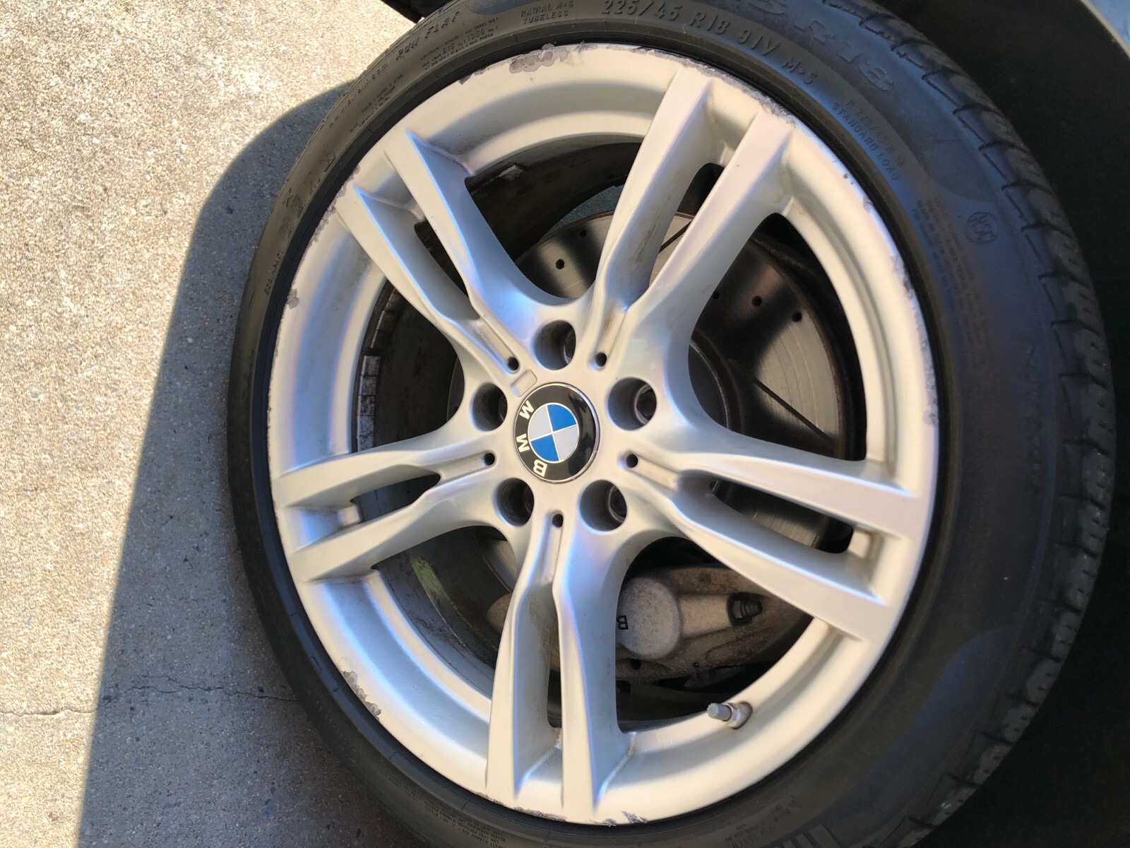 OEM 18" BMW M Sport wheels and tires. FULL SET (4 Rims / 4 Tires) | eBay