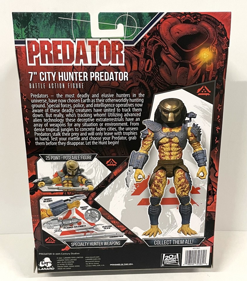 Lanard Toys Predator Collection 7" City Hunter Predator (#31361) (NISB ...