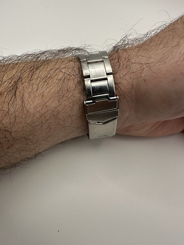 Moon Phase Mens Club Med Watch New Battery Works Great | eBay