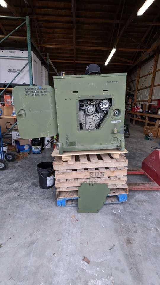 MEP-1040 AMMPS 10kW Military Diesel Generator Yanmar 4TNV84T Load Bank ...