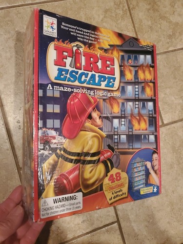Fire Escape A Maze Solving Firefighter Logic Game Complete | eBay