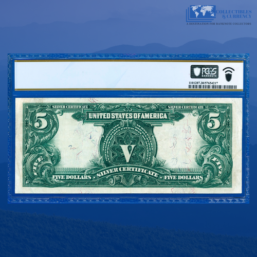 Fr.271 1899 $5 Five Dollars Silver Certificate "CHIEF NOTE" , PCGS VF ...