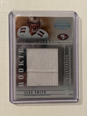 2005 Donruss Gridiron Gear Rookie Jumbo Prime Patch Alex Smith Rookie ...