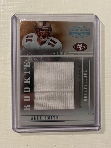 2005 Donruss Gridiron Gear Rookie Jumbo Prime Patch Alex Smith Rookie ...