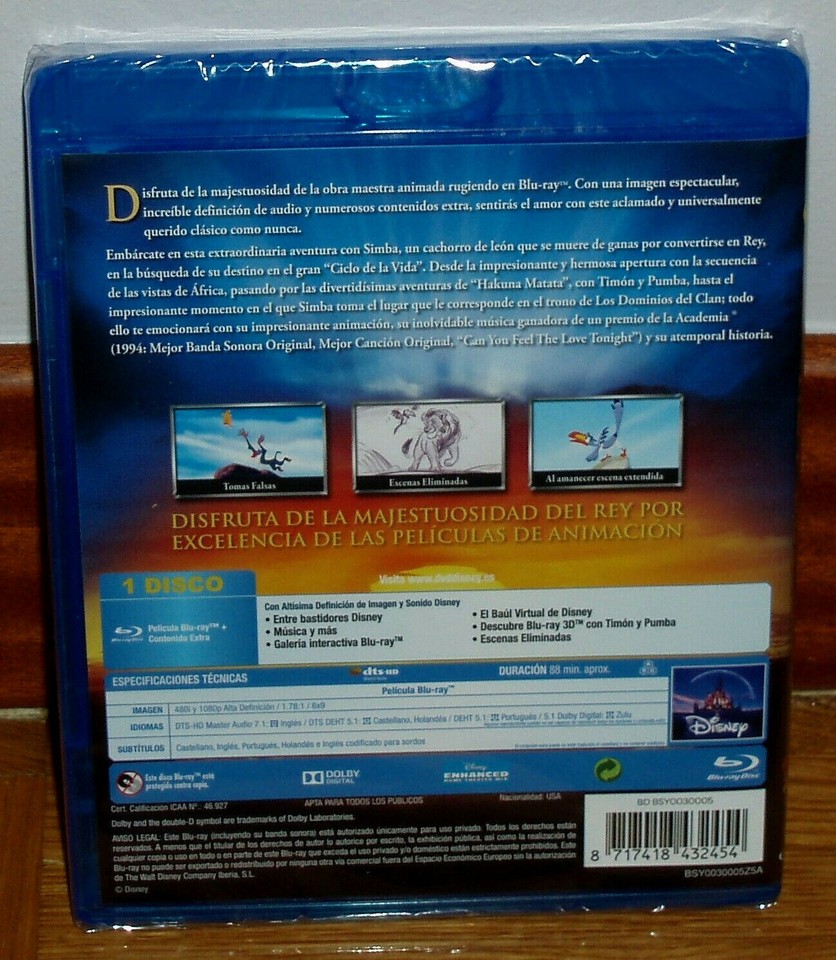 Il Re Leon (The Lion King ) Classico Disney Nº 32 Blu-Ray Nuovo ...