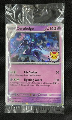 Ceruledge Pokemon Day 2024 Stamped Sealed Promo Card Pokemon **Ready To ...
