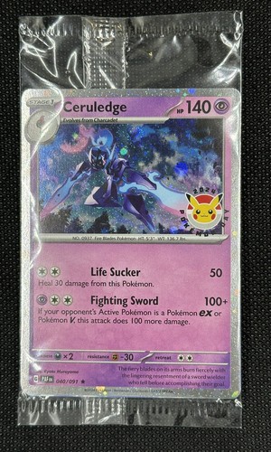 Ceruledge Pokemon Day 2024 Stamped Sealed Promo Card Pokemon **Ready To ...