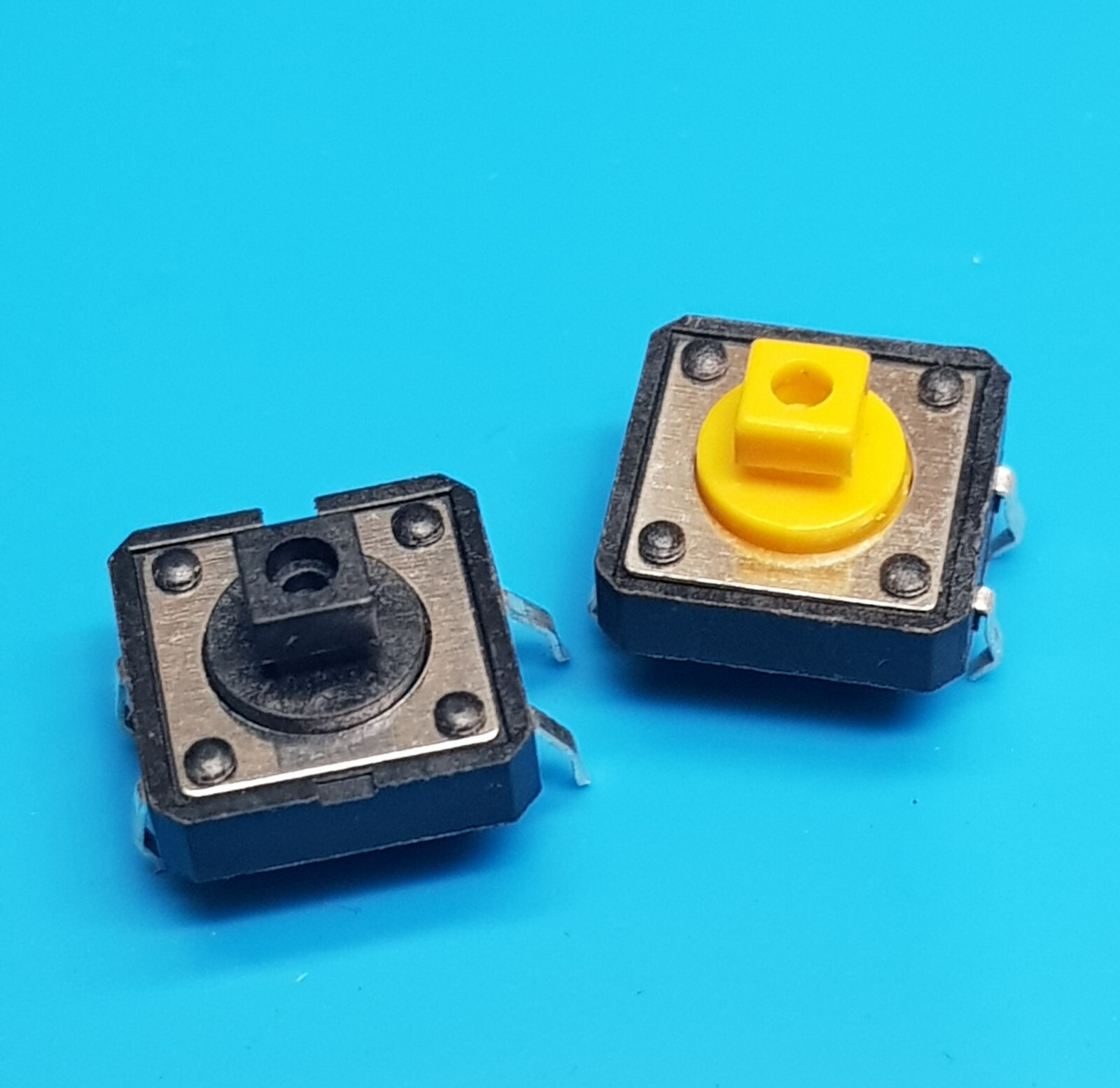 2x Pushbutton 12x12x5 Momentary Normally open switch PCB circuits ...