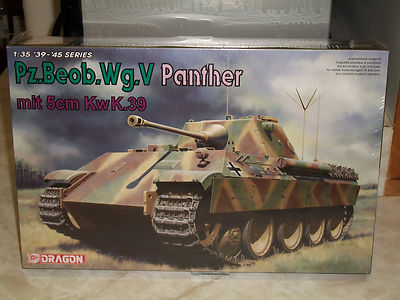 Dragon 1/35 Scale Pz.Beob.Wg.V Panther mit 5cm KwK.39 - Factory Sealed ...