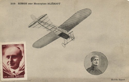 PC AVIATION PILOT AVIATOR SIMON MONOPLAN BLERIOT (a49037) | eBay