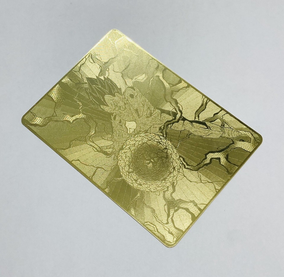 Vegeta - Dragon Ball Z Power Ball Blast Metal Gold Metallic Trading ...