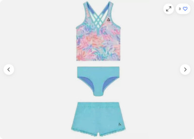 GERRY GIRL'S SWIM SETS 3 PIECE SET (BLUE, M-10/12) NWT | eBay
