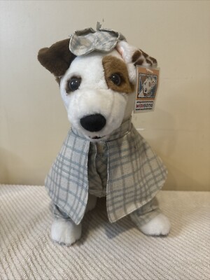 12" Wishbone Sherlock Holmes Plush Dog With Tags 1996 Vintage | eBay