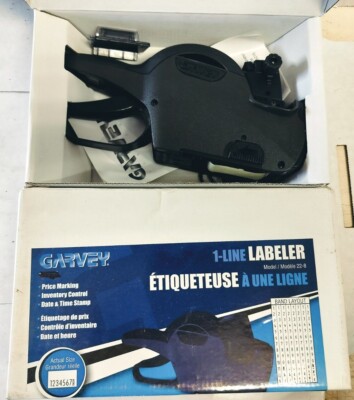 New. Garvey 90976 Pricing Labeler, 1-Line, 8 Char, Black | eBay