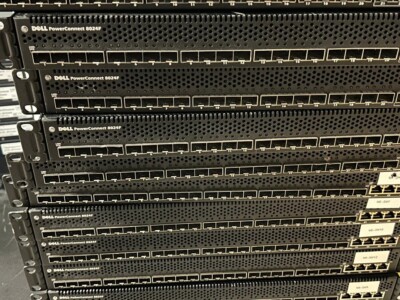 DELL POWERCONNECT 8024F 24-Port SFP+ 10 Gigabit Switch W/2- AC power ...