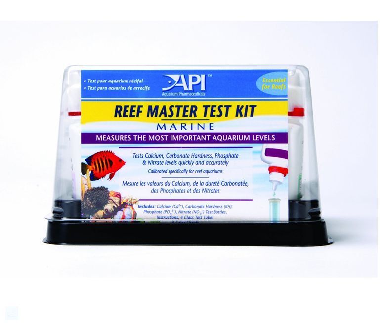 API MASTER TEST KITS FRESH WATER MARINE REEF SALTWATER STRIPS WATER ...