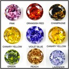 10x Zirconia (CZ) Loose Stones Crystal 8 mm Gemstone 8 Colors AAAAA # ...