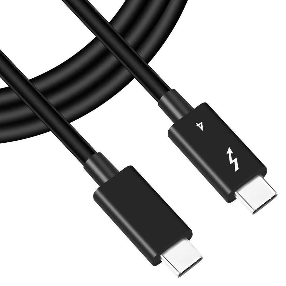 Thunderbolt 4 Cable 0.7M 40Gbps PD100W 8K Display USB-C Gen 2 Video ...