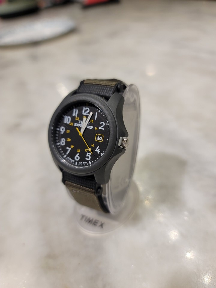 Timex Expedition Watch T42571 Indiglo Unworn Yellow Wristwatch Open Box ...