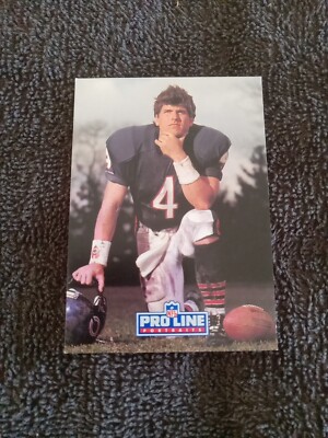 1991 Pro Line Portraits Jim Harbaugh Chicago Bears Football Card #278 ...