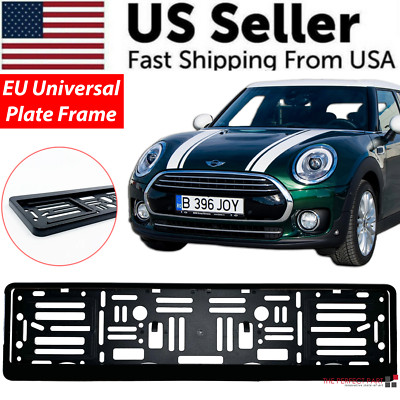EU Universal Auto Car License Plate Holder Frame European German ...