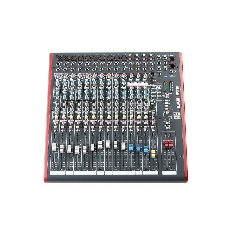 Allen & Heath ZED-16FX 16-channel Mixer with USB Audio Interface ...