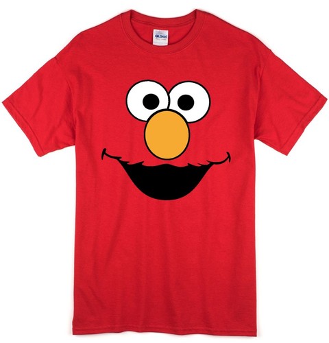 Elmo Face RED shirt, Toddler, NEW, T-shirt Sesame Street | eBay