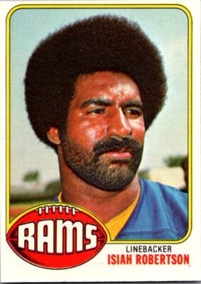 Isiah Robertson - 1976 Topps Football #226 - Los Angeles Rams | eBay