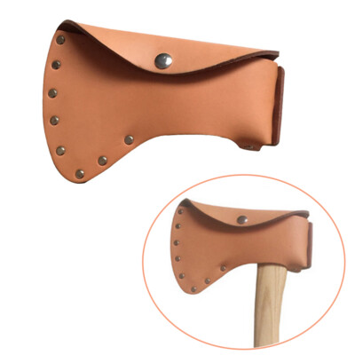 Axe Holder Blade Protector Cover Hatchet Holster Sheath Leather Brown ...