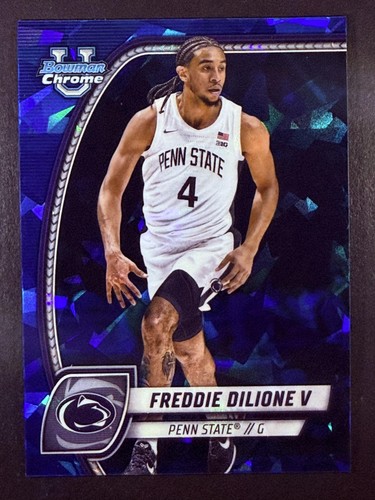 2024-25 Bowman U Chrome Sapphire #96 Freddie Dilione RC Rookie Penn ...