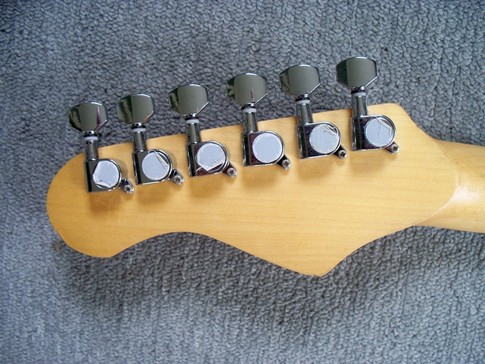 Loaded Stratocaster Style Strat Neck with Tuners and String Trees | eBay