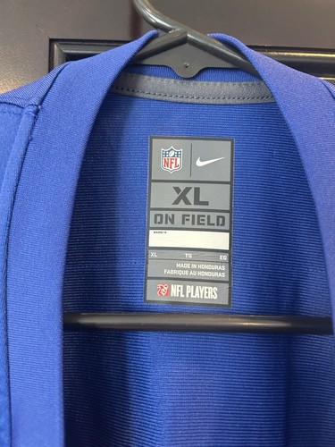 Nike NFL On Field Mens New York Giants Saquon Barkley Football Jersey ...