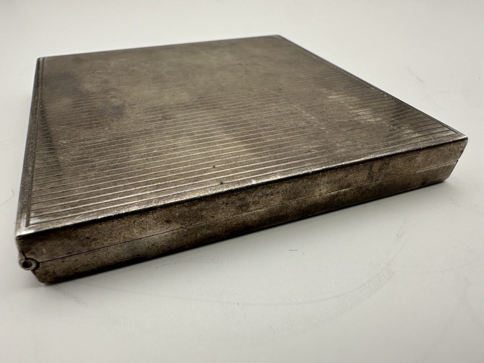 Vintage Tiffany & Co. Sterling Silver Square Folding Hand Purse Mirror ...