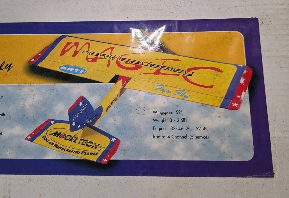 NIB Model Tech Magic ARF rc airplane | eBay